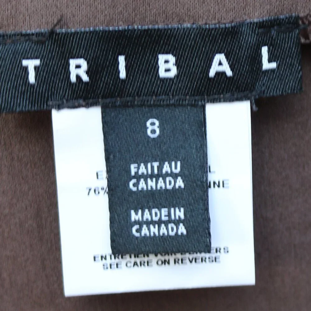 Tribal | Skirts | Tribal Tyla Brown Stretch Pull On Pencil Skirt Sz 8 ...